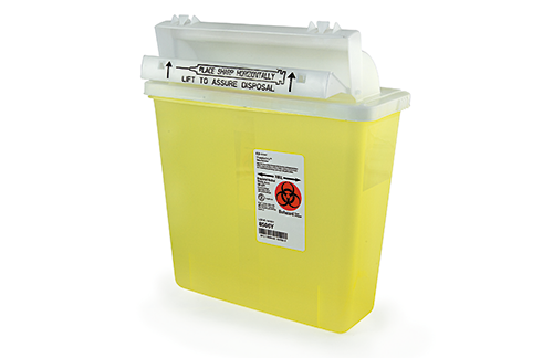 Sharps container 5 qt - Bio Hazard